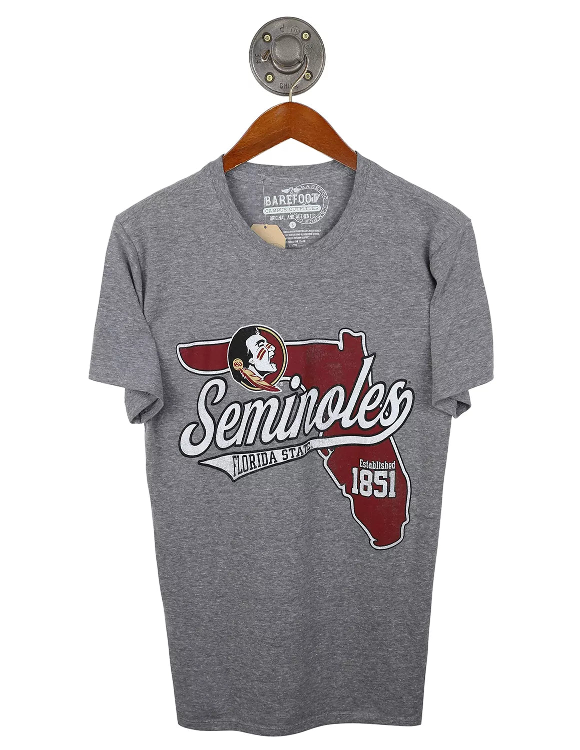 FSU State Double Stroke Short Sleeve | Barefoot Campus Outfitter