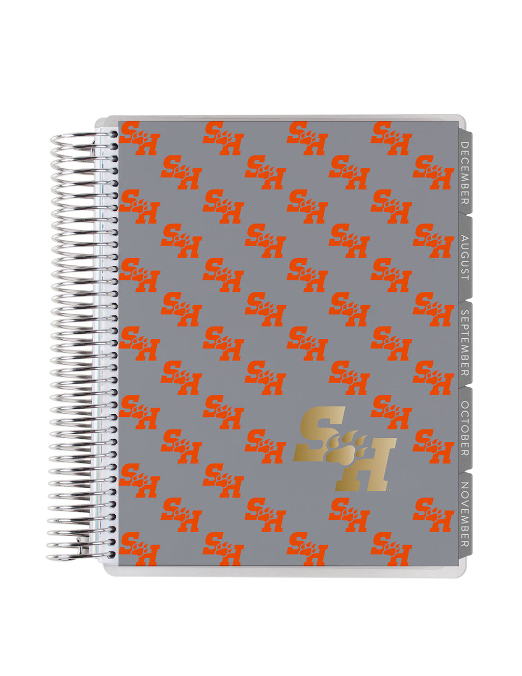 SHSU Metallic Coiled Planner | Barefoot Campus Outfitter