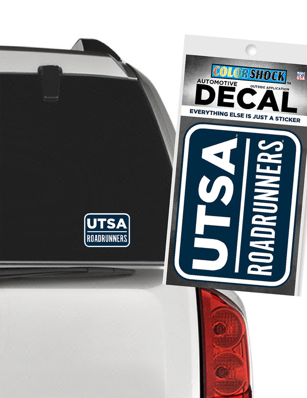 UTSA Over Roadrunners Car Decal | Barefoot Campus Outfitter