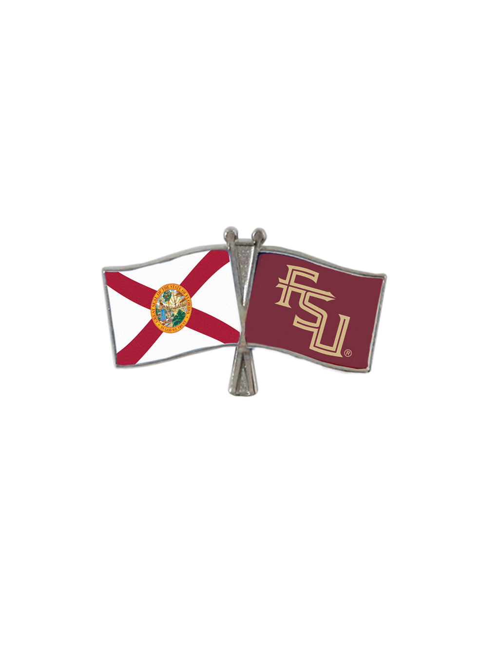 FSU Florida Flags Pin | Barefoot Campus Outfitter
