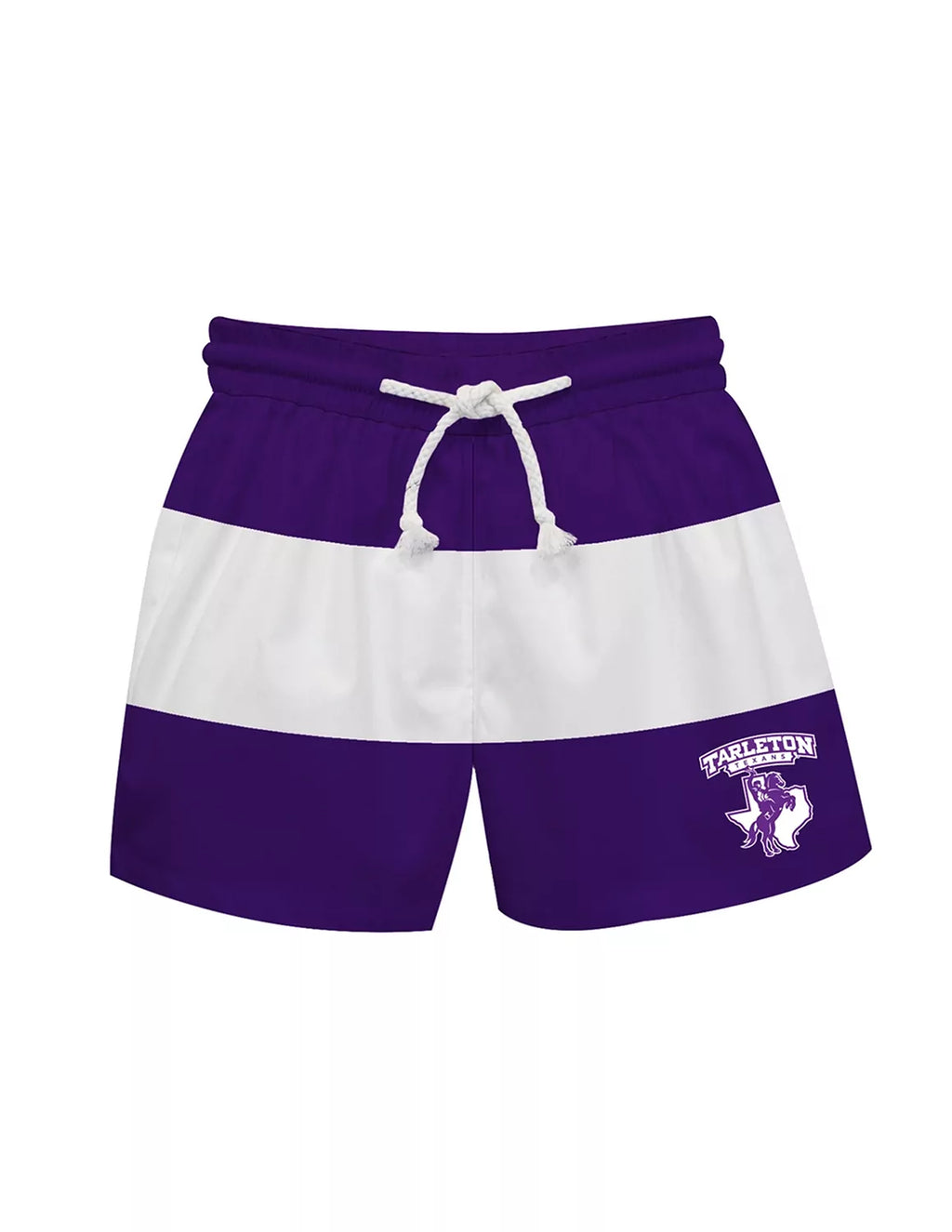 TSU Kids Stripe Swim Shorts | Barefoot Campus Outfitter